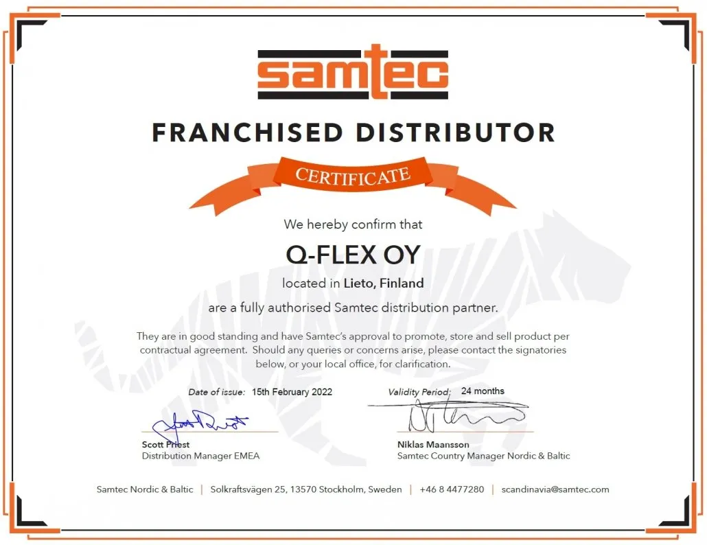 Q-Flex & Samtec — Q-Flex